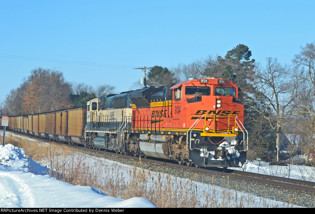 BNSF 9134, CP's River Sub.